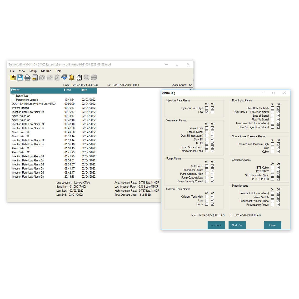 Monitoring software - Sentry4 - YZ Systems - for the gas industry ...