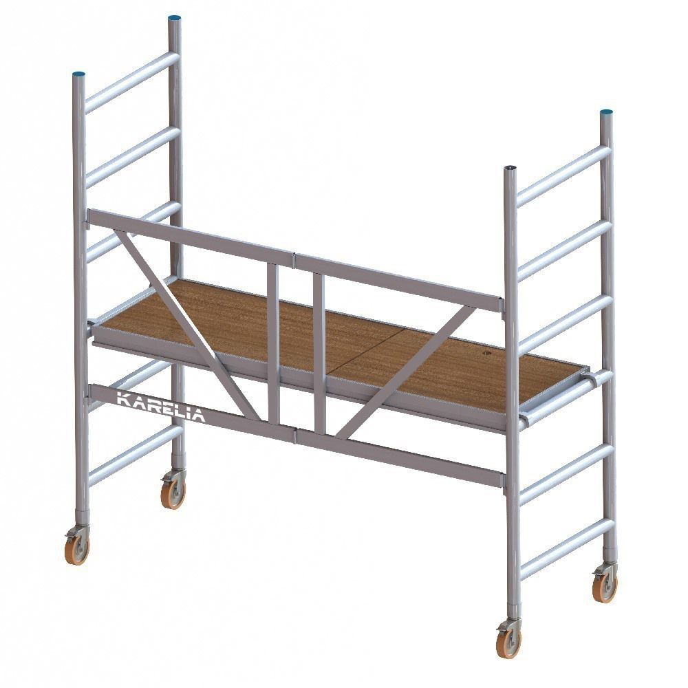 Mobile scaffolding - ProTUBE F - CAGSAN LADDERS - facade / modular