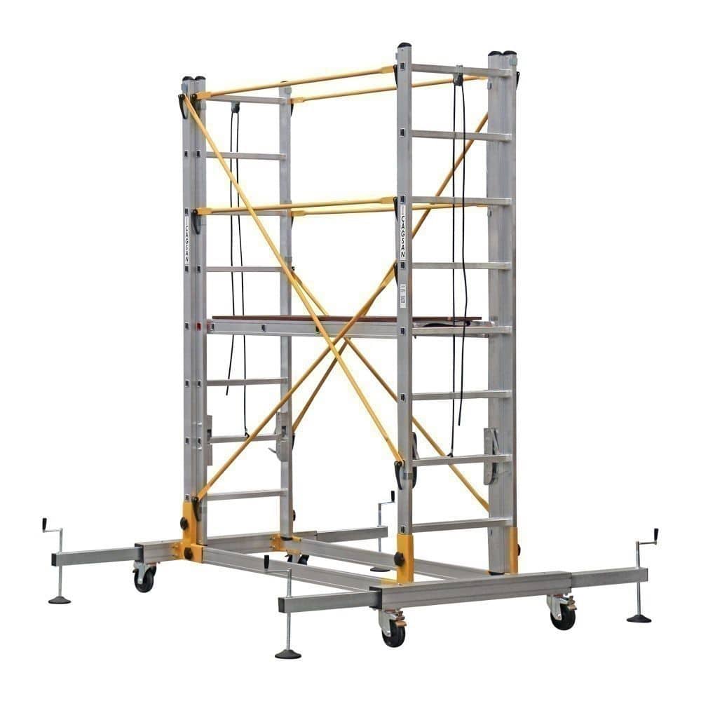 Mobile scaffolding - S00x - CAGSAN LADDERS - facade / modular
