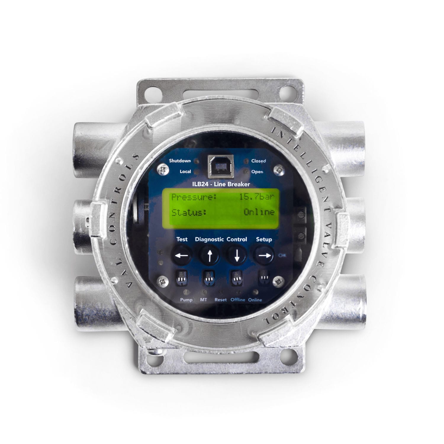 Flow pressure controller - ILB24-AF - Val Controls A/S - for pipelines ...