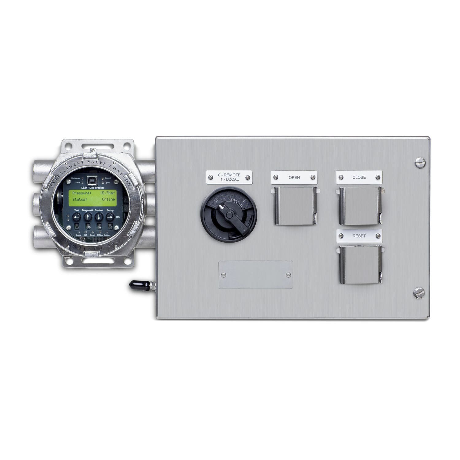 Flow pressure controller - ILB24-AFL - Val Controls A/S - for pipelines ...