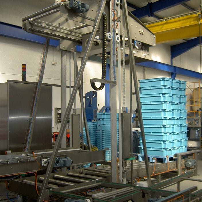 Robotic palletizer and depalletizer - DESMASA - carton / automatic