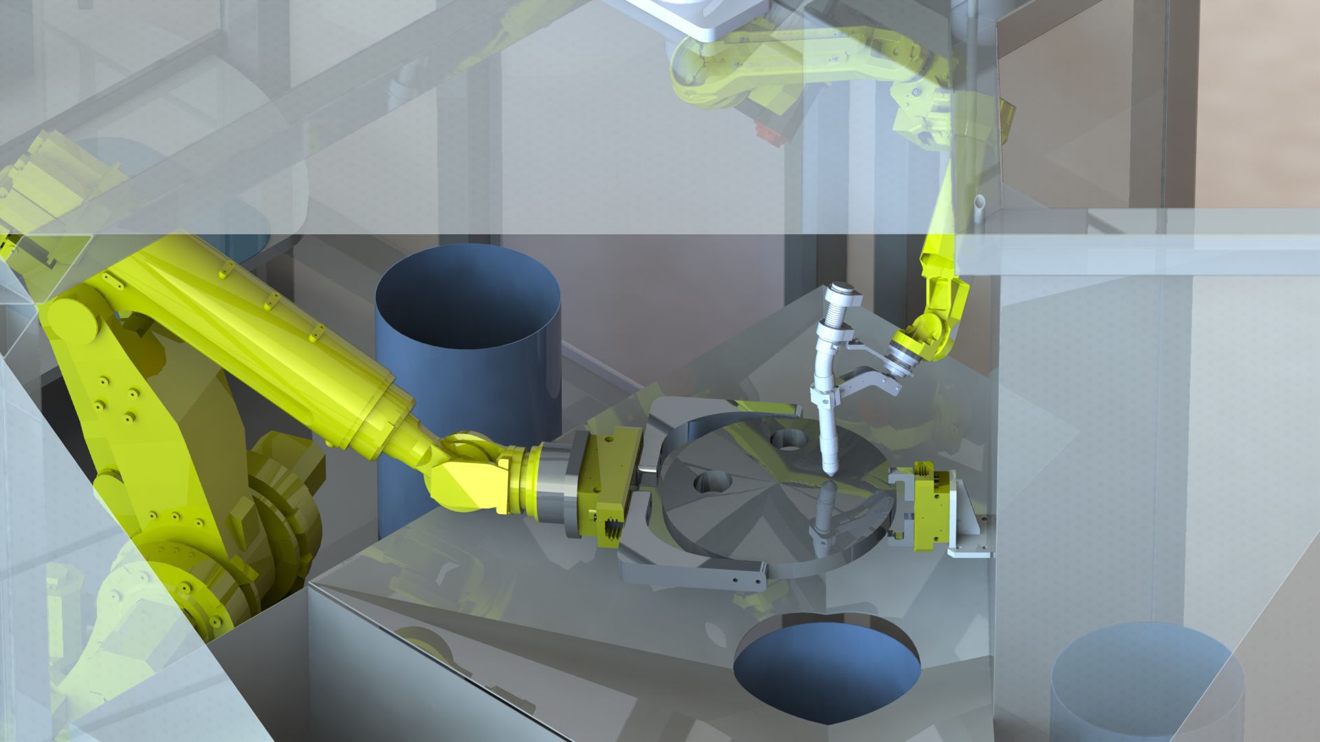 Robotic plasma cutting cell - DESMASA
