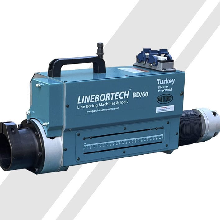 Welding portable line boring machine - BD-60 - Allame Makina - facing ...