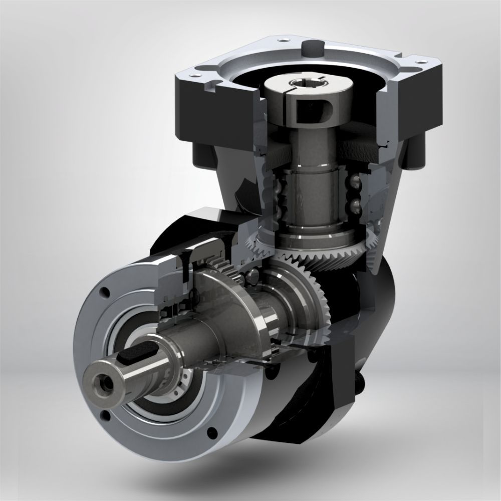 Right angle gearhead - WPL80 - Newstart Planetary Gear Boxes Co.,Ltd ...