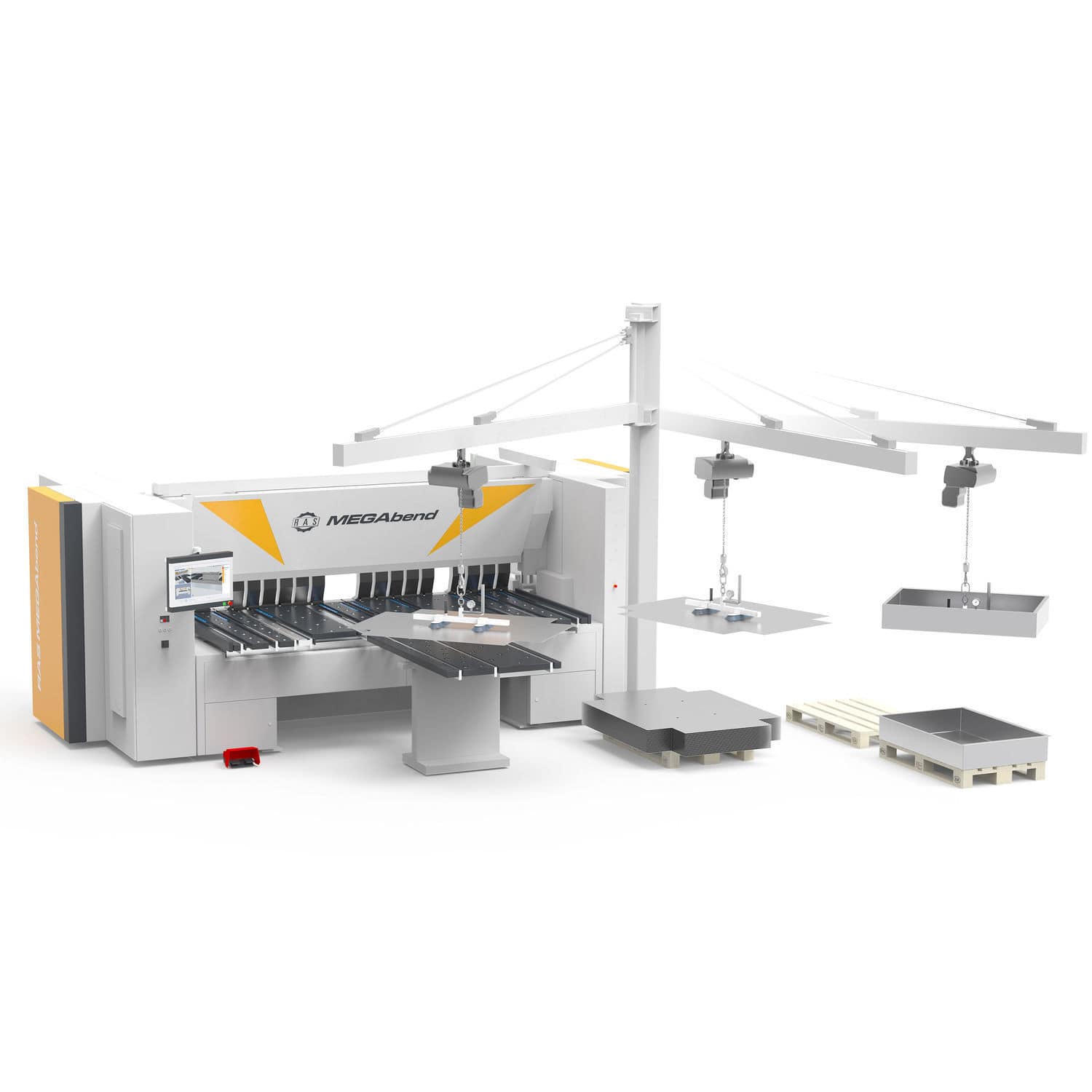 Sheet metal folding machine - MEGAbend series - RAS Reinhardt ...