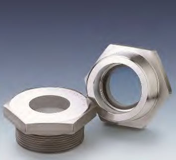 Threaded sight glass - 61 - Visilume Ltd - with hexagonal head