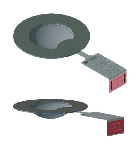 Inverted bursting disc - UX - Visilume Ltd - stainless steel / high ...