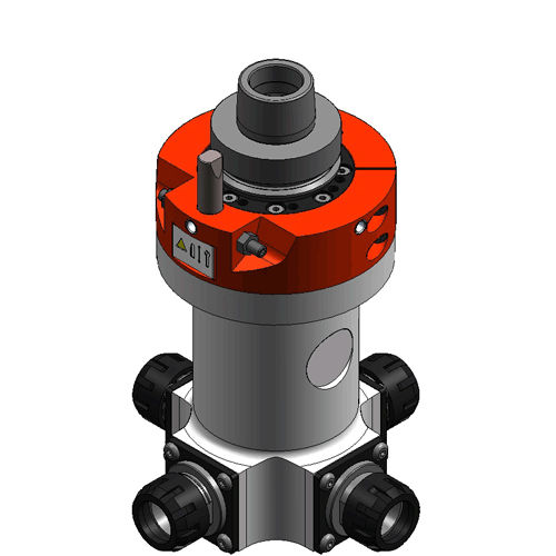 90° aggregate head - H6314H0295 (HSK F63) - HSD - four-sided / for ...