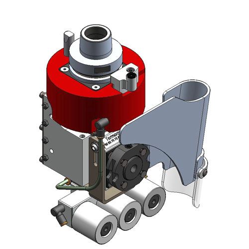 90° aggregate head - H6314H0552 (HSK F63) - HSD - for machining units