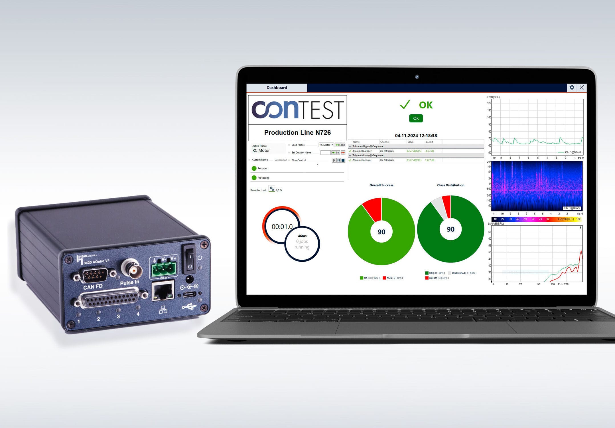 Acoustic emission testing system - AQuire V4 - HEAD acoustics GmbH ...