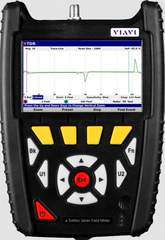 TDR reflectometer - Viavi Solutions UK Ltd.. - optical / portable