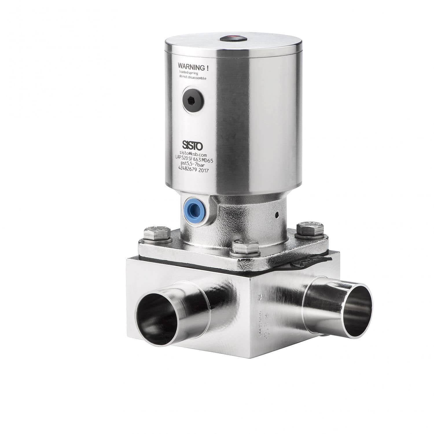 Diaphragm valve - C series - SISTO Armaturen S.A. - hydraulic / shut ...