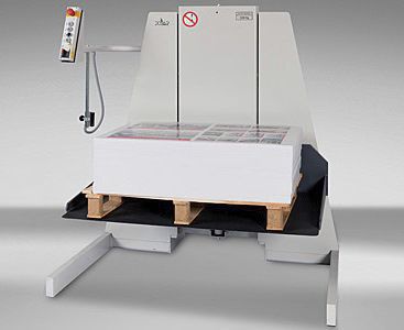 Paper pile elevator - LW 1200-4 - POLAR Cutting Technologies GmbH