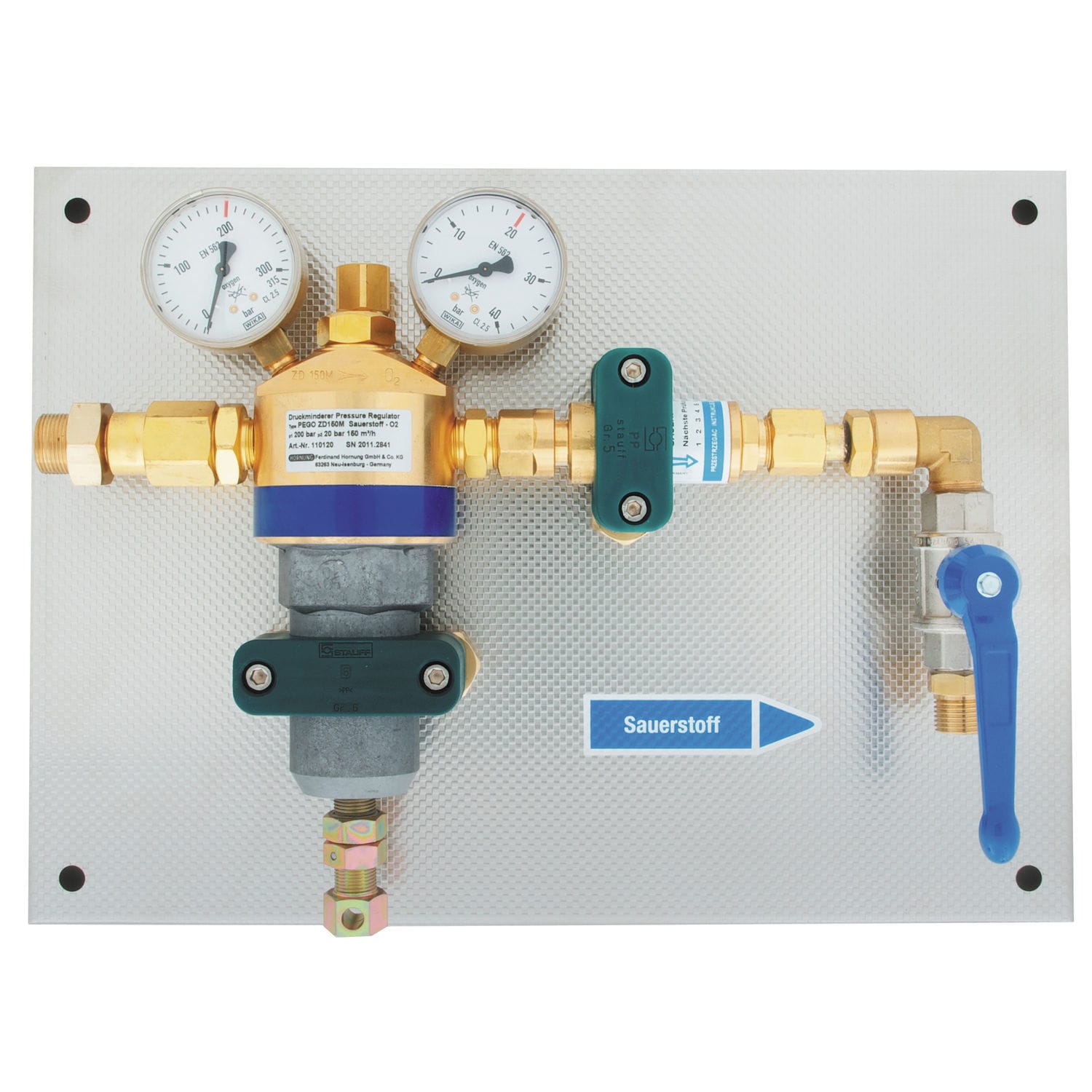 Gas control unit - ZD 150 Station portable - Hornung GmbH