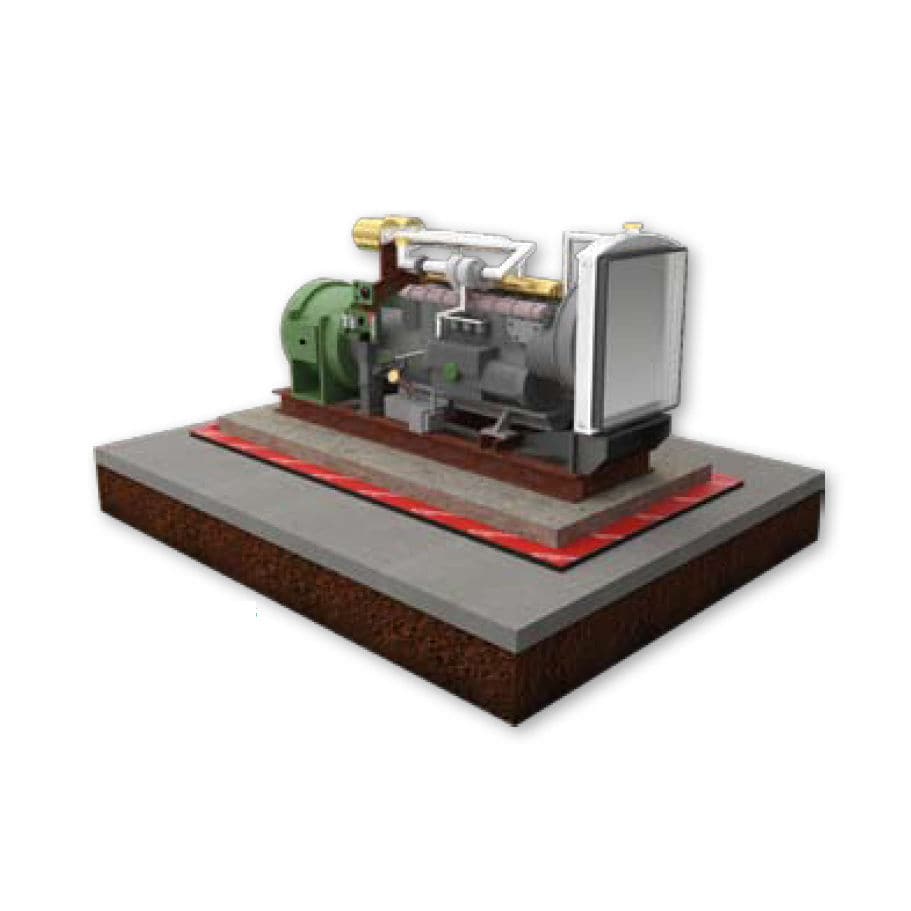 Anti-vibration damper - 800 series - Isolgomma - building / for machine ...