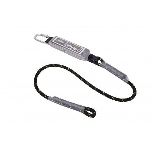 Rope fall arrest lanyard - RGL2 - RidgeGear Ltd - shock absorbing