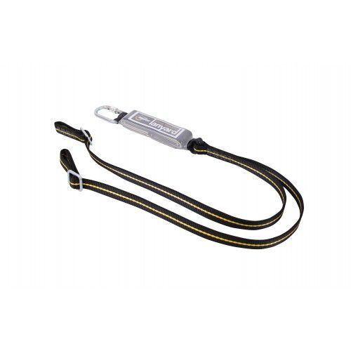 Webbing fall arrest lanyard - RGL16 - RidgeGear Ltd - double