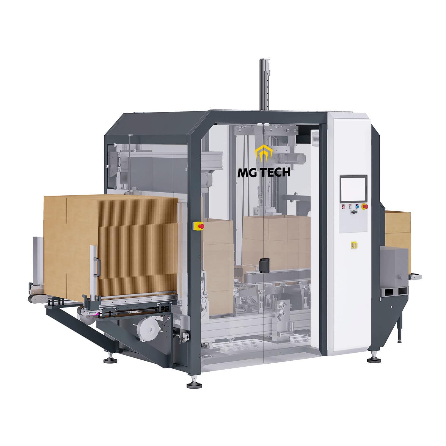 Automatic case erector - RSC - MG Tech - semi-automatic