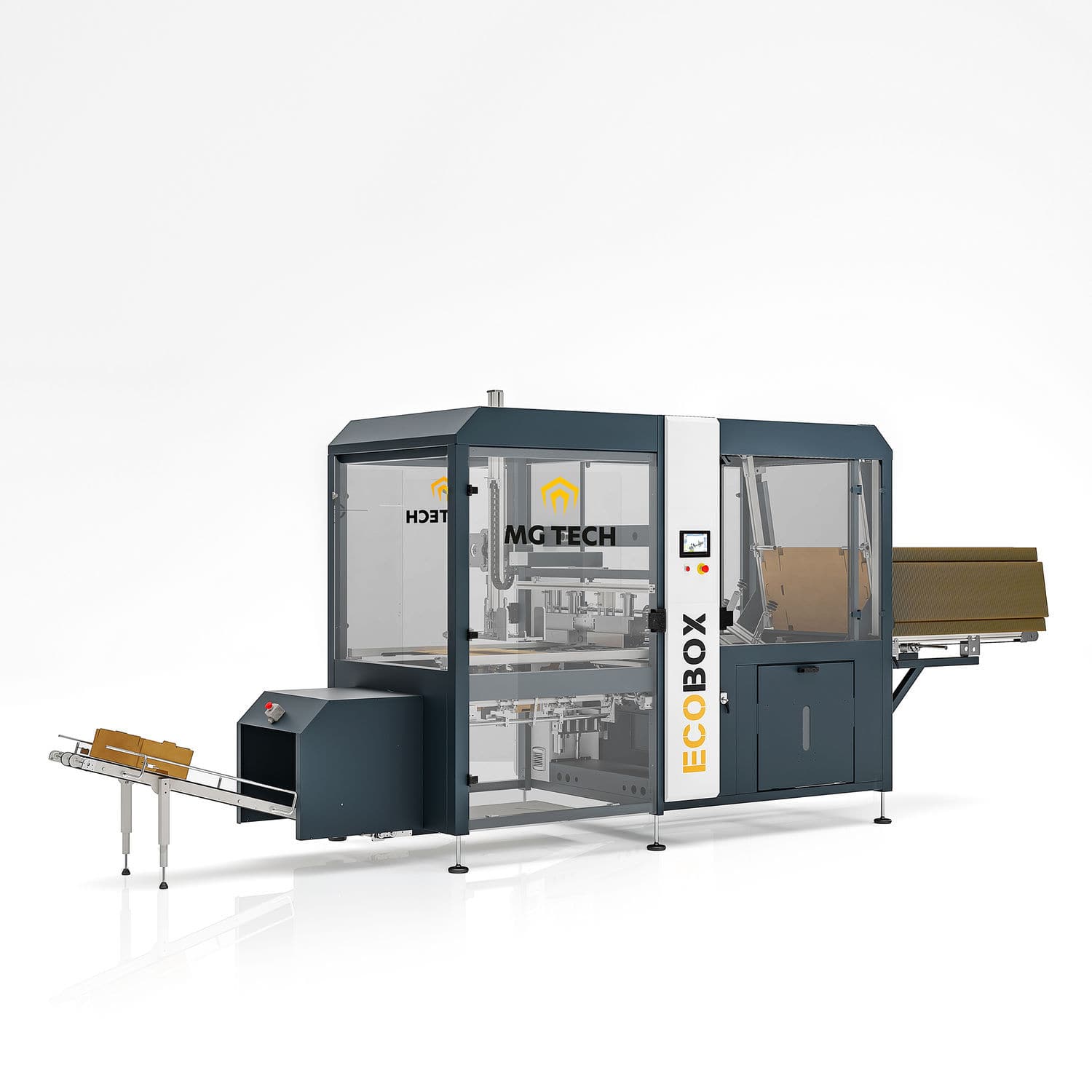 Automatic case erector - Ecobox - MG Tech - semi-automatic