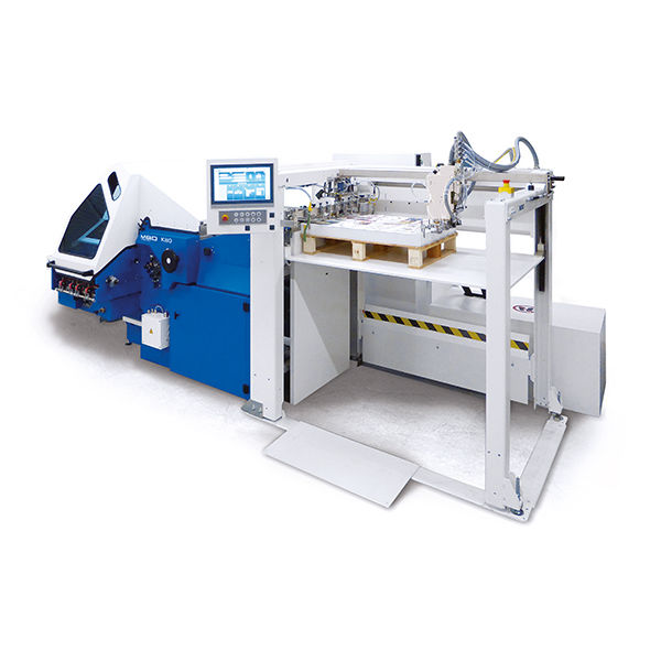 Buckle paper folding machine - K80 - MBO-folder - single fold / cross ...