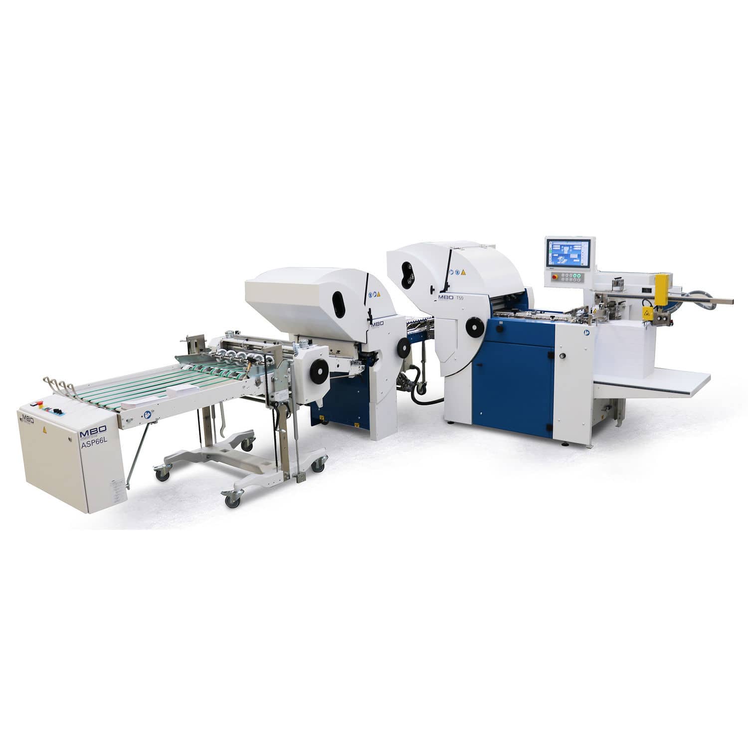 Buckle paper folding machine - T50 - MBO-folder - double fold / automatic