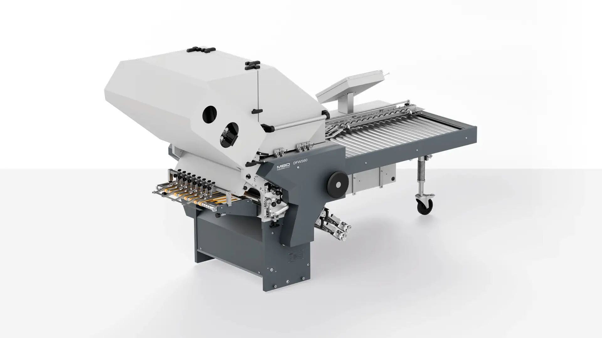 Buckle paper folding machine - DFW560 - MBO-folder - double fold / A4 ...