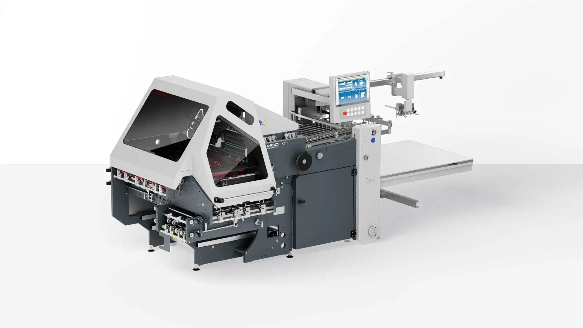 Buckle paper folding machine - K70 - MBO-folder - cross fold / Zig Zag ...