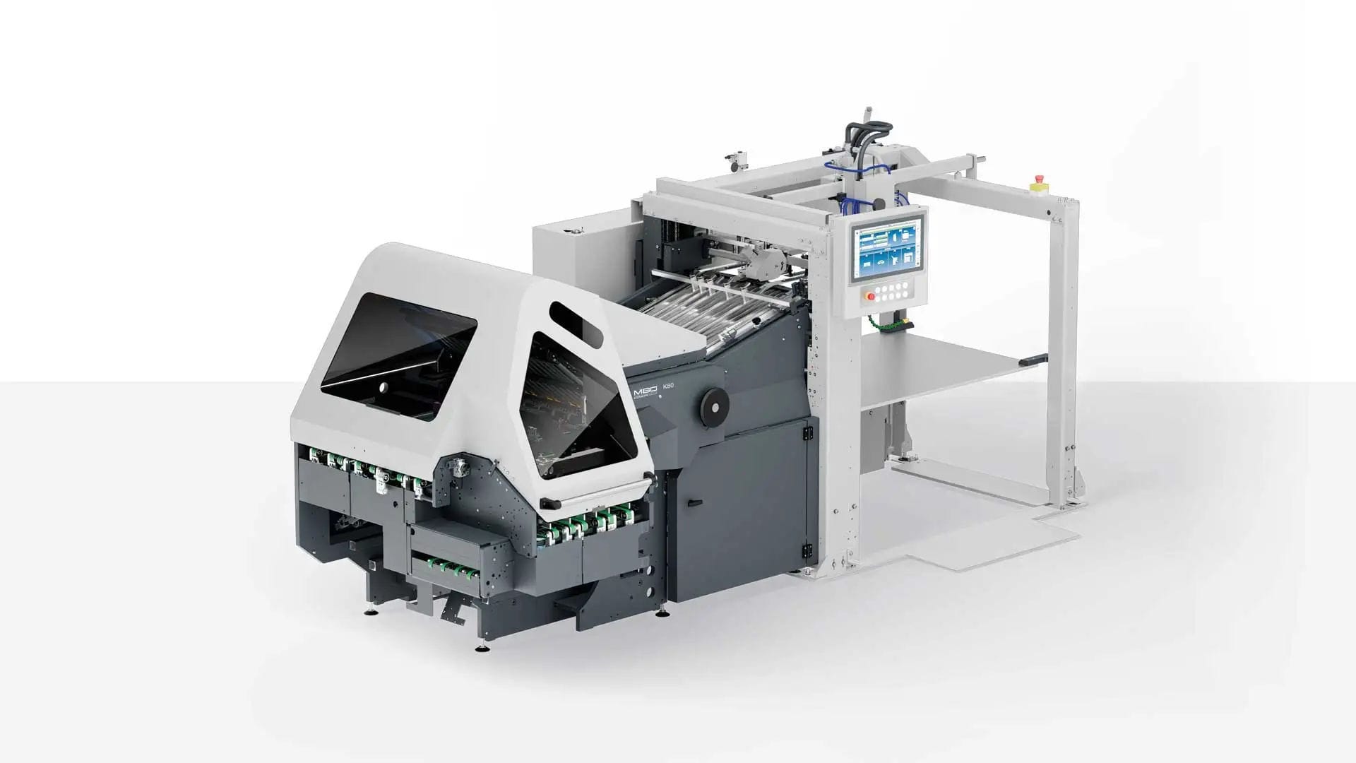 Buckle paper folding machine - K80 - MBO-folder - single fold / cross ...