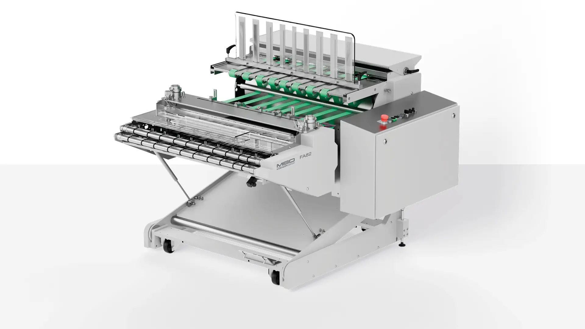 Paper stacker - FA82 - MBO-folder - mobile / automatic / vertical