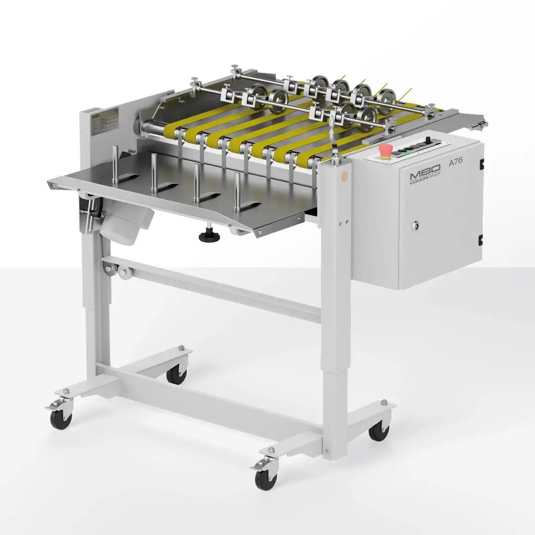 Paper stacker - A76 - MBO-folder - mobile / semi-automatic