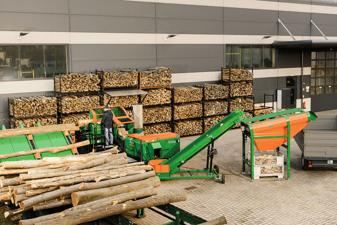 Horizontal log splitter - S-415 Vario - POSCH Gesellschaft m.b.H.