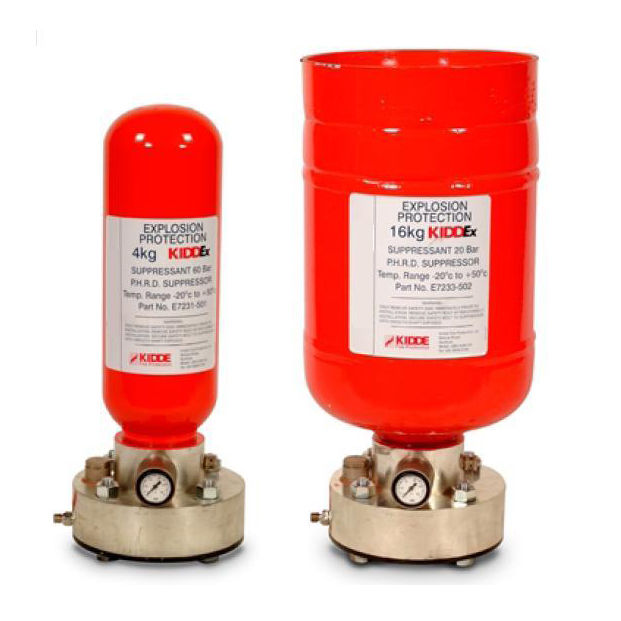 Explosion suppression system - PHRD - IEP Technologies