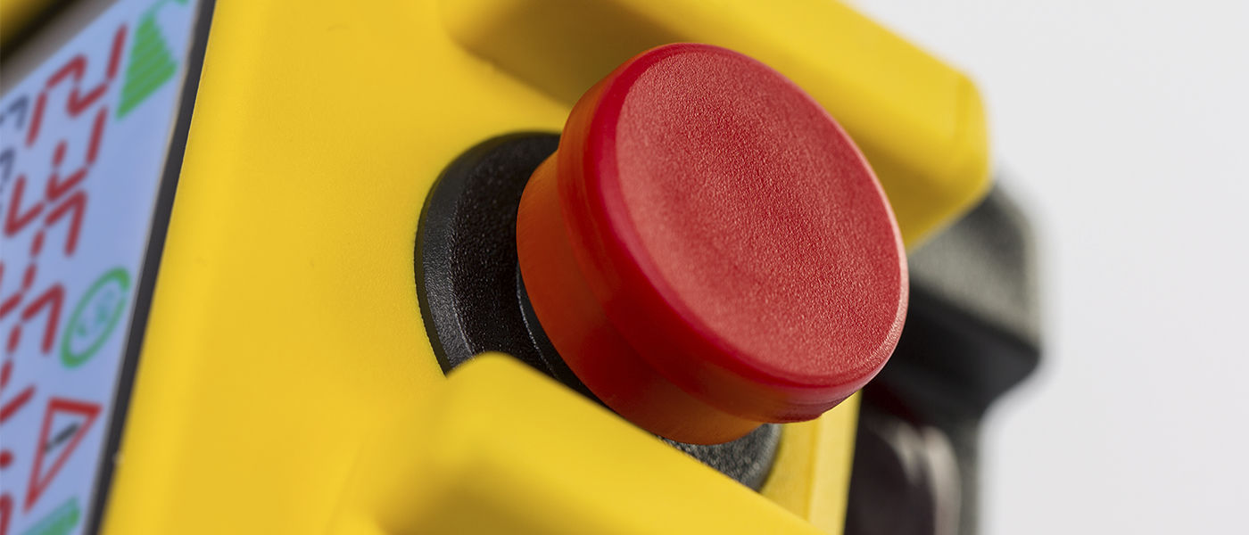 Radio remote control / 10-button / with integrated display / explosion ...