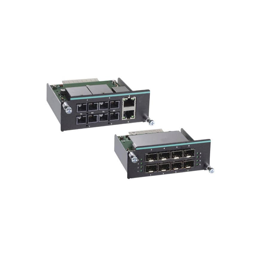 Managed switch - IM-6700 series - Moxa Europe - 8 ports / serial ...