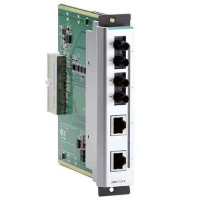 Managed switch - CM-600 series - Moxa Europe - 4 ports / fiber optics ...