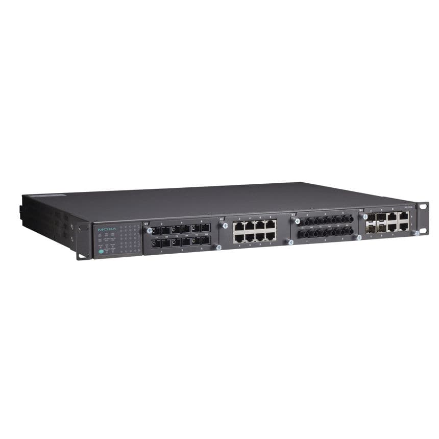 Managed switch - PT-7728-PTP series - Moxa Europe - 64 ports / ultra-rugged