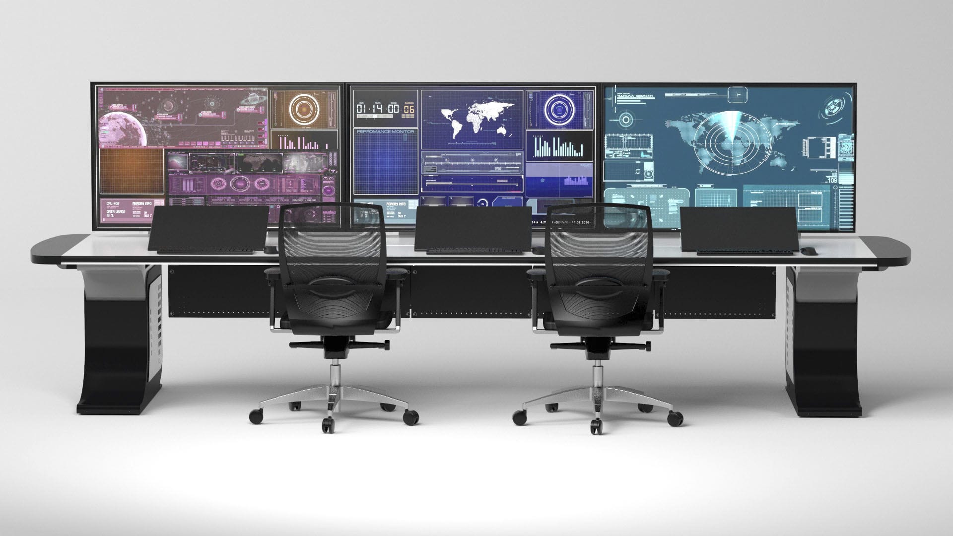 Control room workstation / ergonomic / modular - Karma2 series - Bosco srl