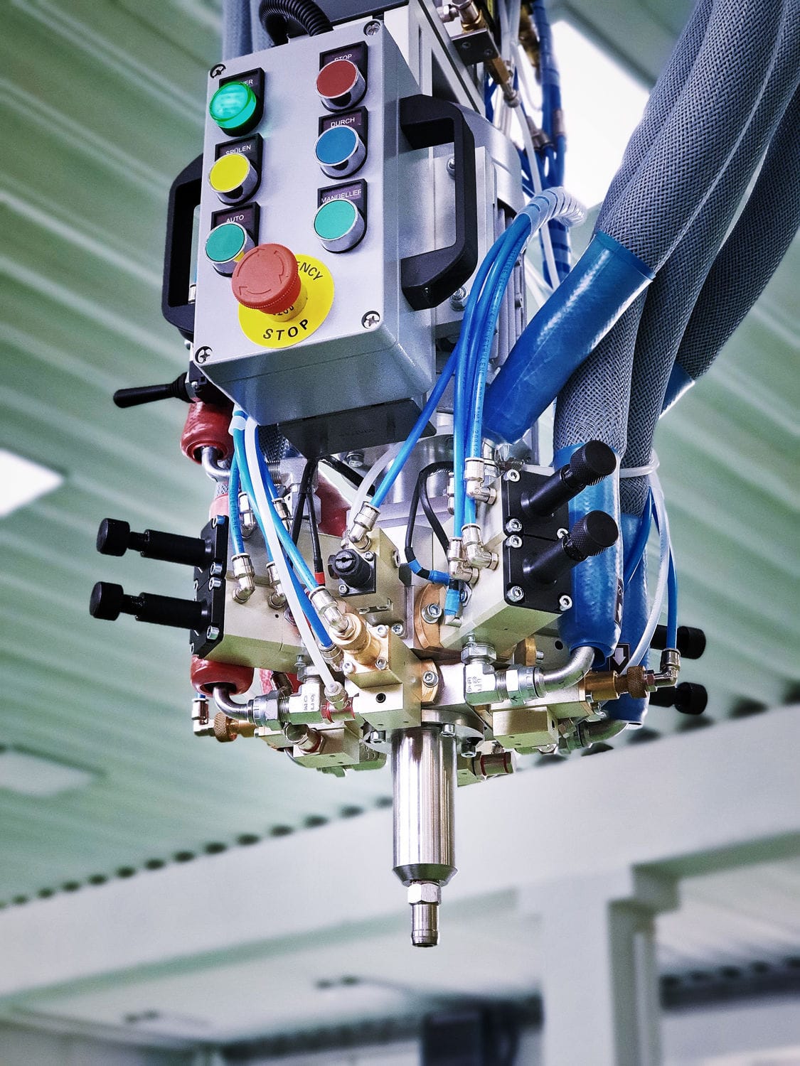 Dynamic mixing head - Dynamica E - OSV - low-pressure / resin