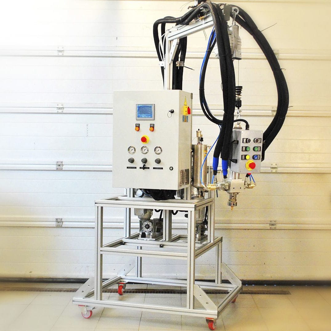 Two-component resin mixer-dispenser - SmartLab 2K - OSV - urethane ...