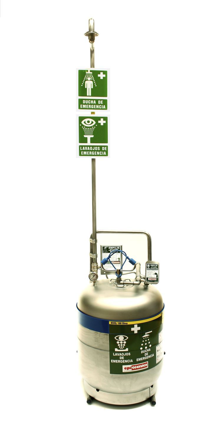 Portable emergency shower - 6100DUCHA - EPITECNICA EUROPA, S.L. - with ...