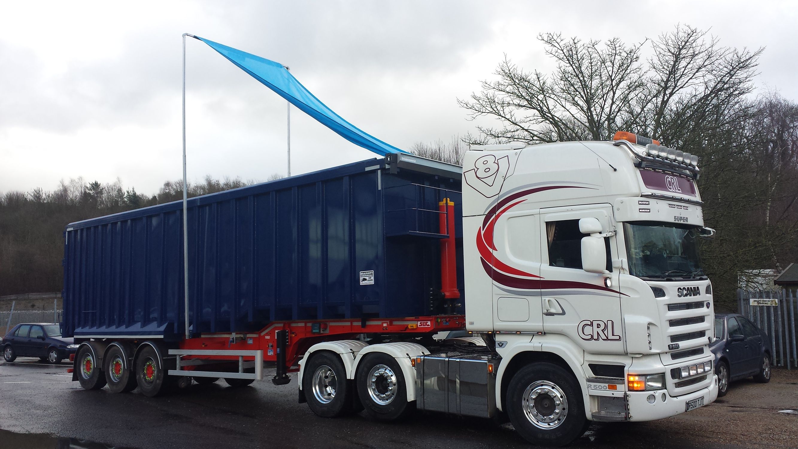 Electric truck cover - T3T TrailerCover - Transcover