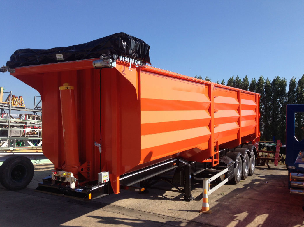 Electric tarpaulin system - CABLECOVER - Transcover - manual