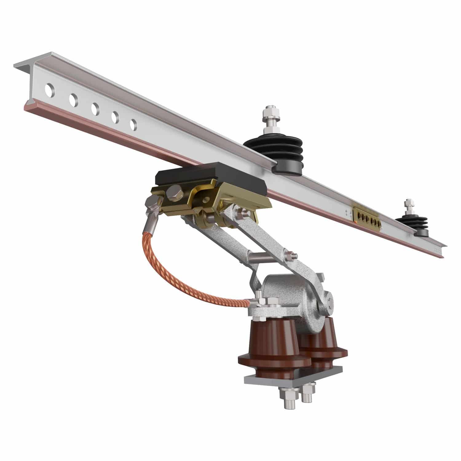 Open conductor system - VAHLE - copper / power / impact-resistant