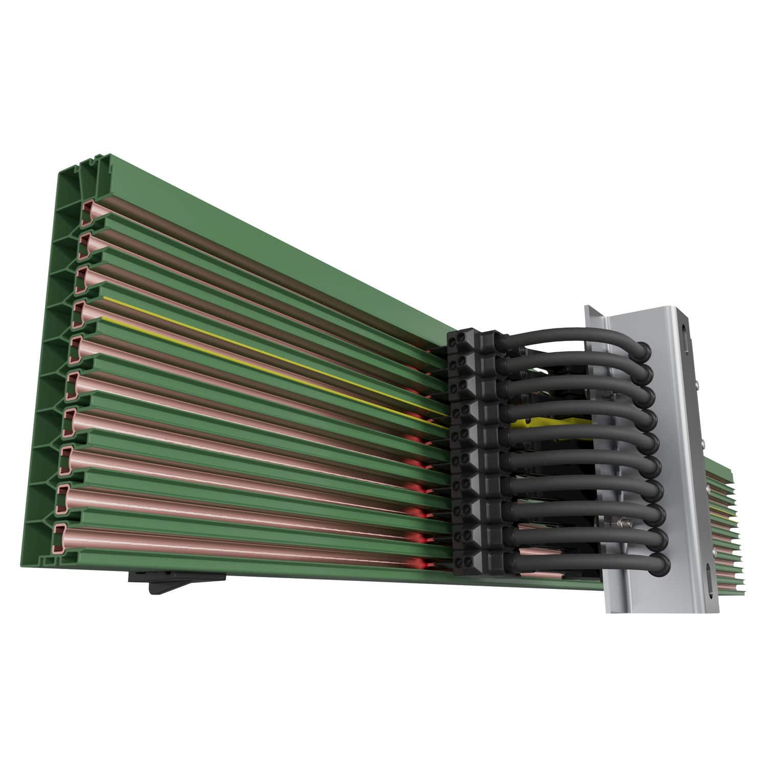 Compact conductor rail - VKS10 - VAHLE - PVC / copper / insulated