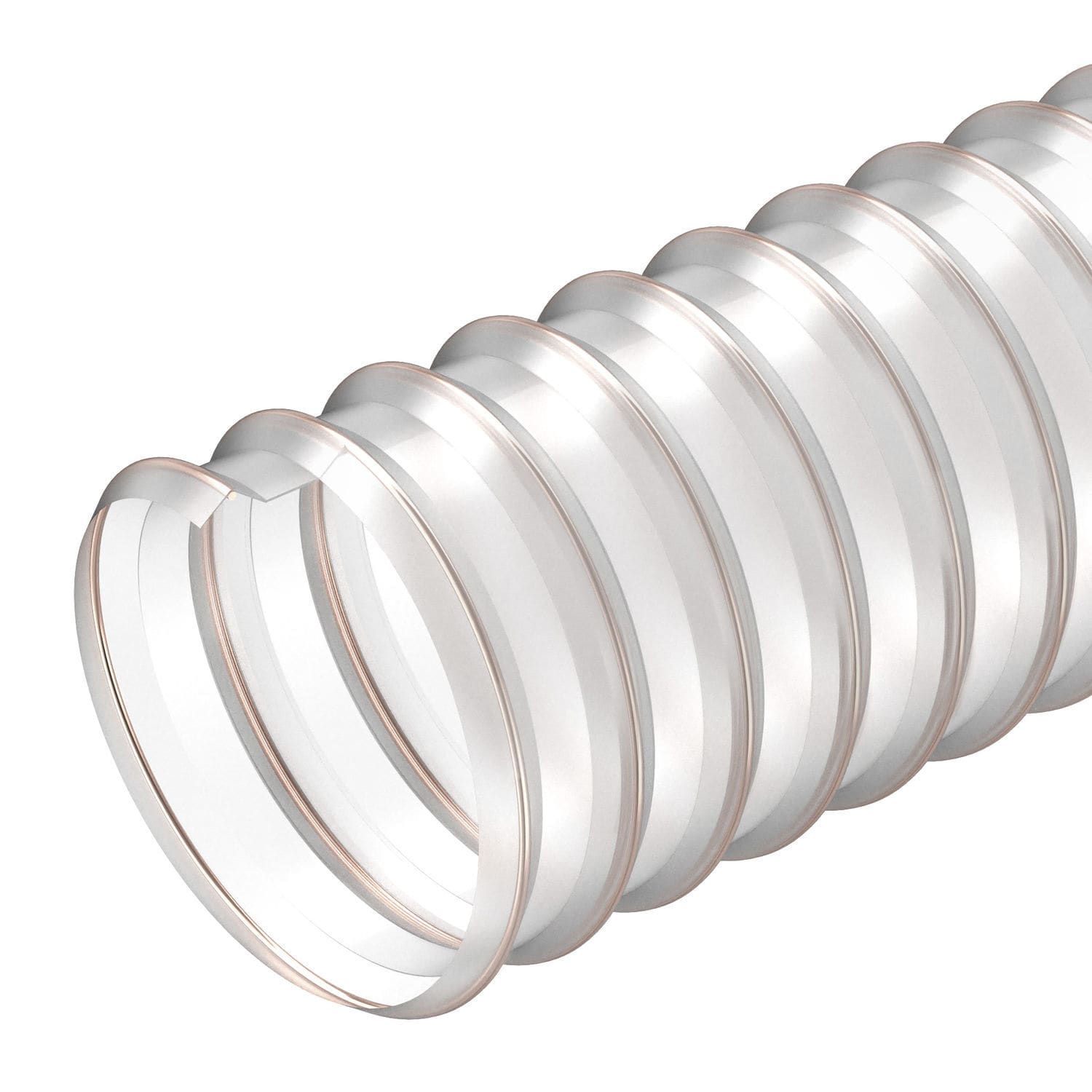 Flame-retardant hose - VULCANO® AF PLUS - IPL SPA - for bulk materials ...