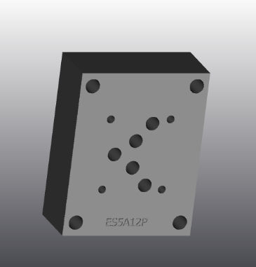 4-way manifold - ES5A12P - EUROFLUID HYDRAULIC SRL - cast iron / Cetop 5