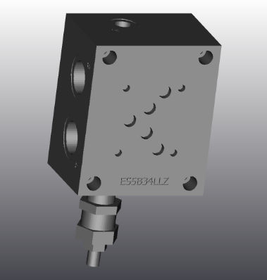 4-way manifold - ES5B34LLZ - EUROFLUID HYDRAULIC SRL - cast iron / Cetop 5