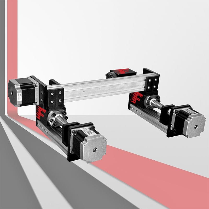 Profile linear axis - FSK40 - FUYU Technology - ball screw / double-tube / electric