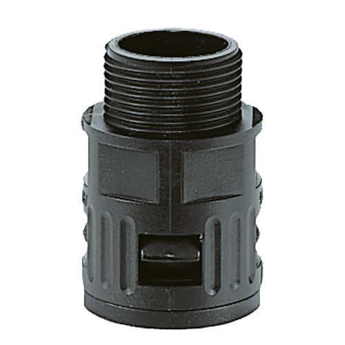 Round tube connector - RQG-M - flexa - synthetic / polyamide / quick